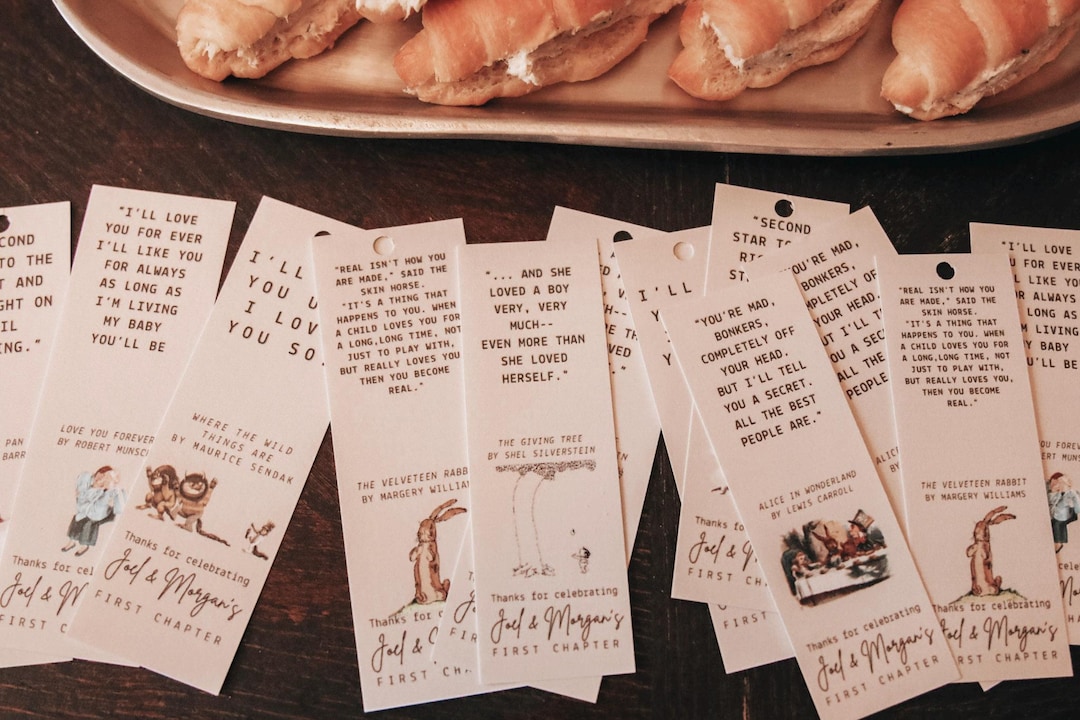 Story Book Theme Bookmarks - Etsy