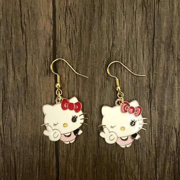 Kitty Peace Sign - Etsy