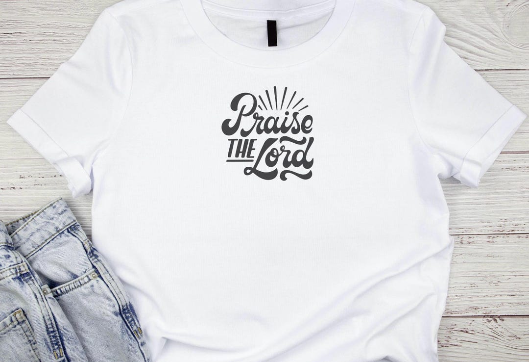 Christian Athletic Unisex T-shirt, Jesus Praise the Lord Shirt ...