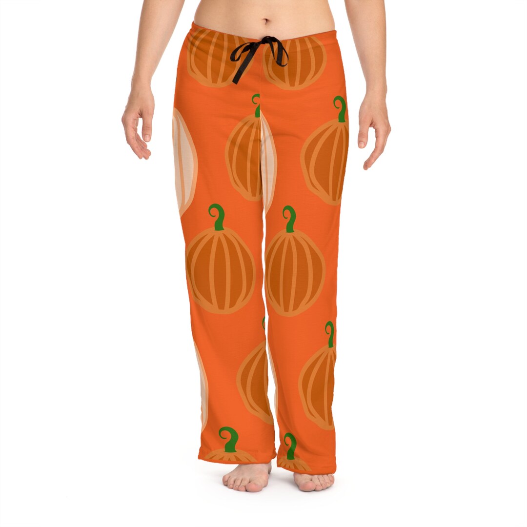 Women's Pumpkin Pajama Pants - Etsy