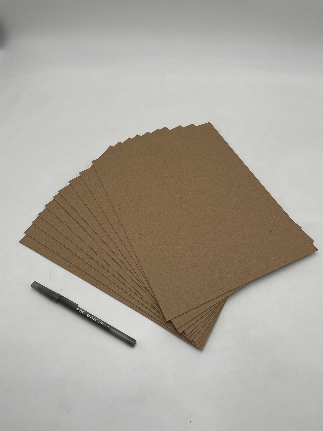 8.5"x11" Kraft Chip Board 40 Pt 10 Pack - Etsy