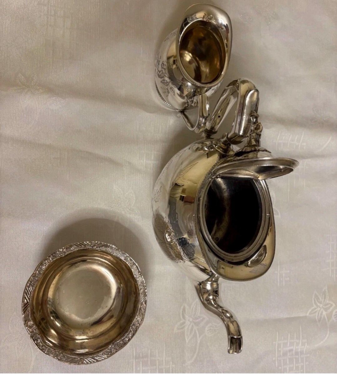 Antique Victorian James Dixon & Son Silver Plated EPBM - Etsy
