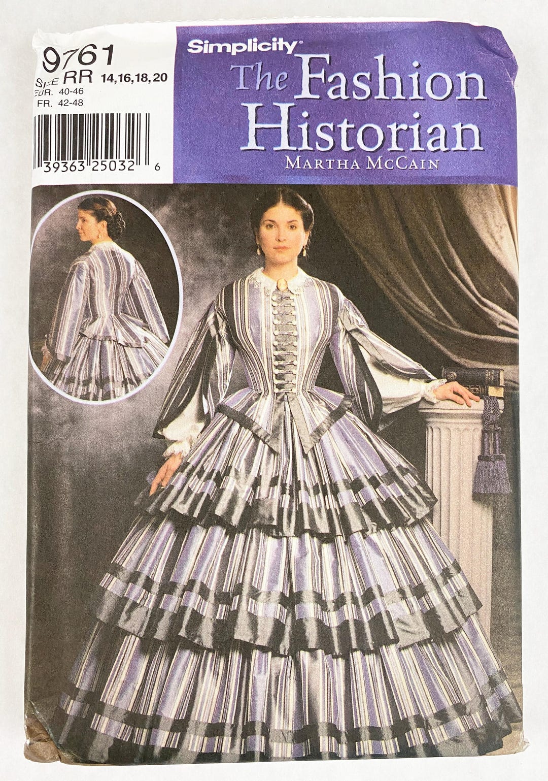 Simplicity 9761 Uncut Sewing Pattern – Women’s Civil War Dress – Mid ...