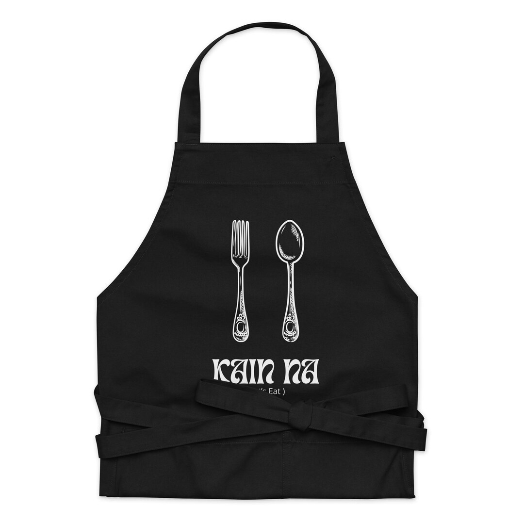 KAIN NA Let’s Eat Filipino Organic Cotton Apron, Filipino Tagalog Gifts ...