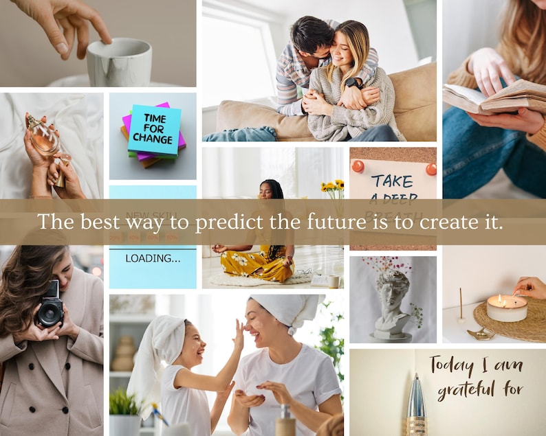 2025 Vision Board Kit: 600+ Images for Manifestation (digital Download ...