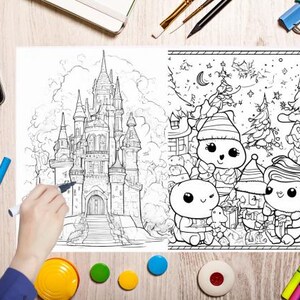 20 Kawaii Coloring Pages for Kids | Fun & Cute Printable PDF | 8.5x11 ...