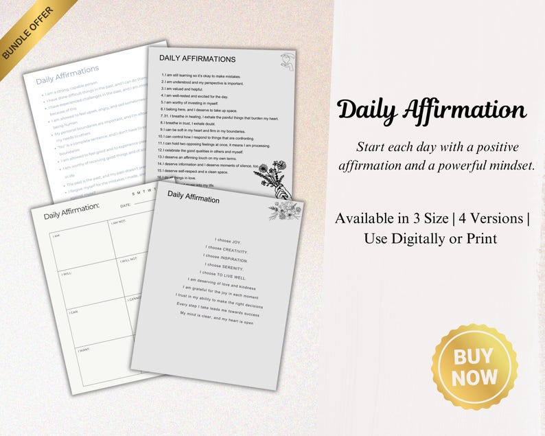 The Ultimate Daily Digital Journal: Affirmations, Reflection, and Habit ...