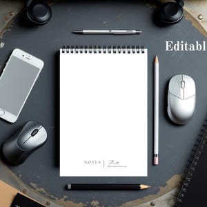 Printable Notes Page | Note Paper for Planner | Notes Insert ...