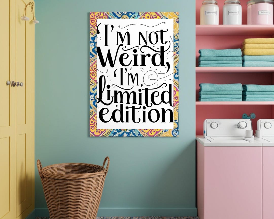 Motivational Quirky Poster Printable Wall Art Instant Download Positive ...