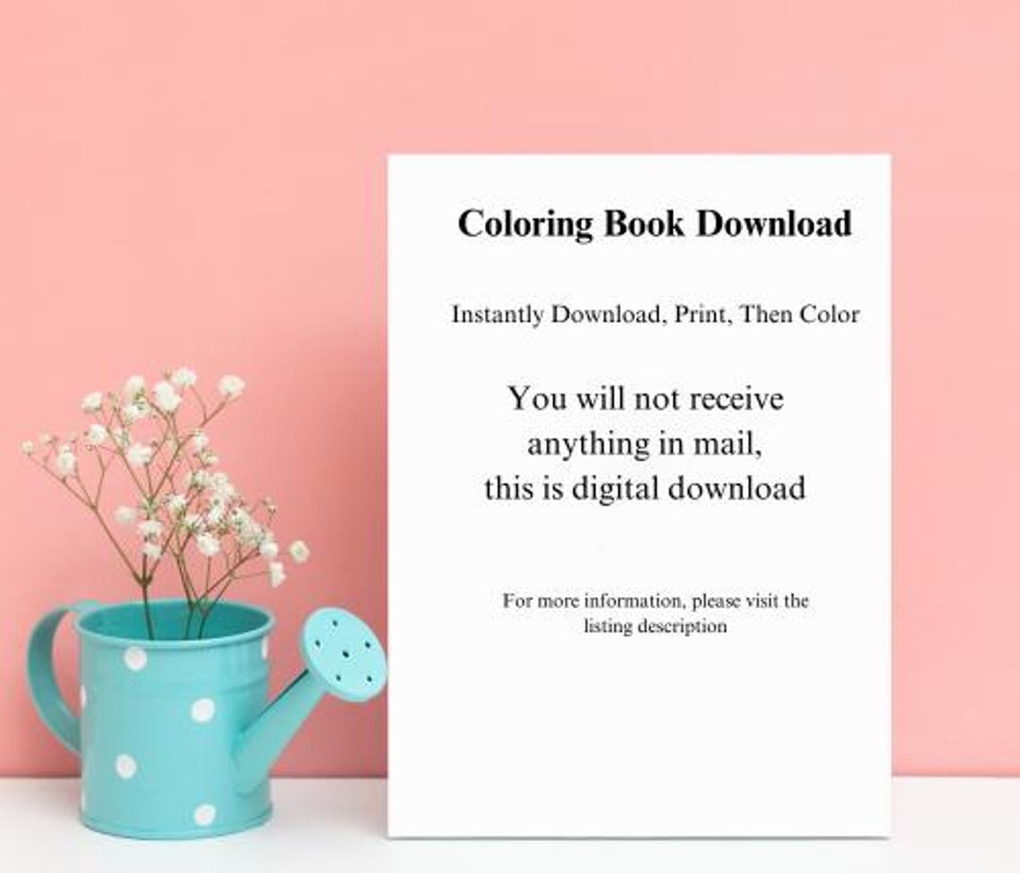 20 Kawaii Coloring Pages for Kids | Fun & Cute Printable PDF | 8.5x11 ...
