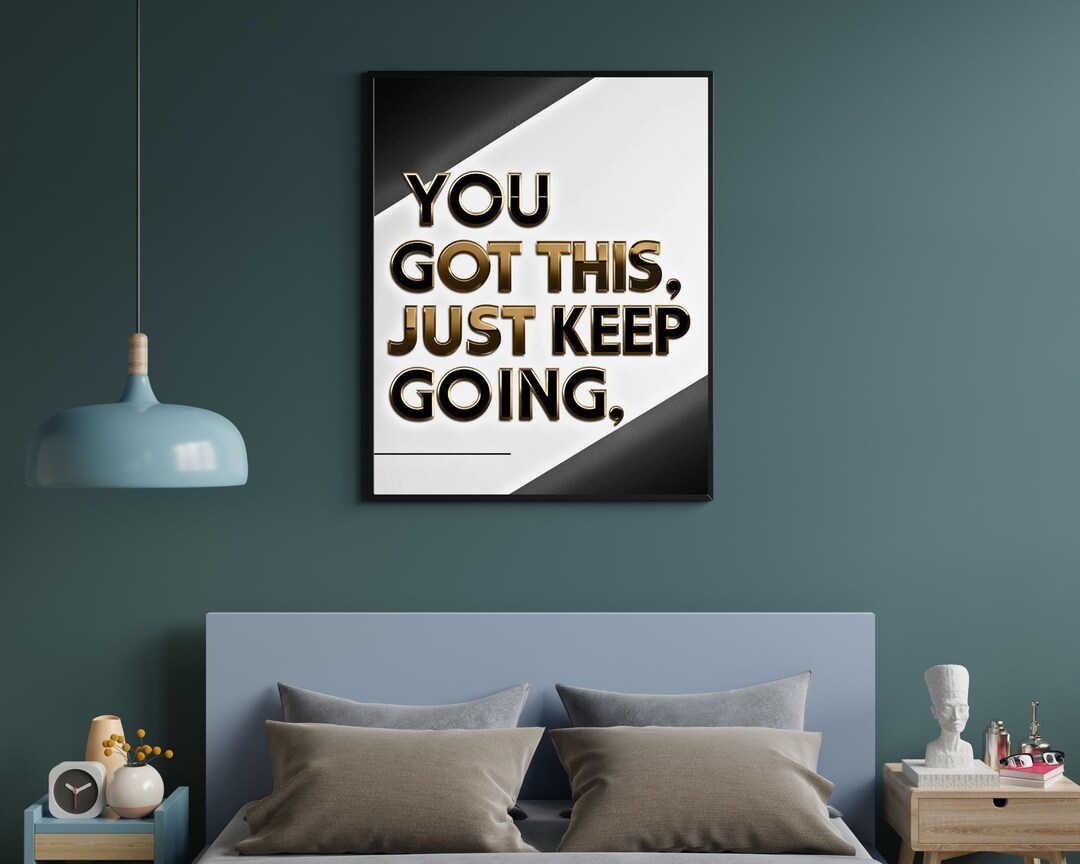 Motivational Quote Poster: Modern Minimalist Affirmations (digital ...