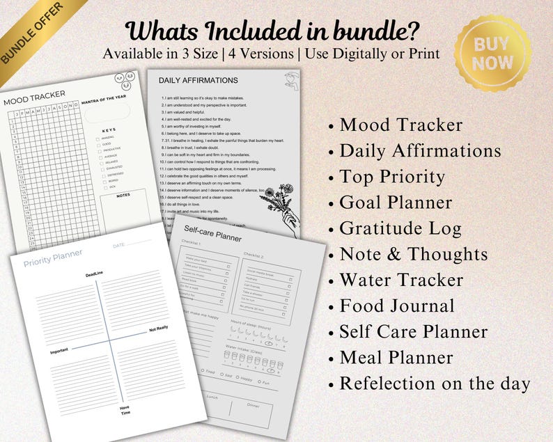 The Ultimate Daily Digital Journal: Affirmations, Reflection, and Habit ...