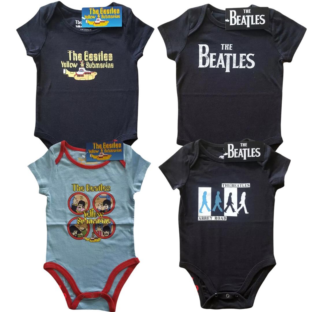 The Beatles Baby Vests - Kids Rock Band Clothing Tops T Shirts - Logo ...