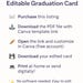 Floral Graduation Card: Editable Canva Template (digital Download) - Etsy