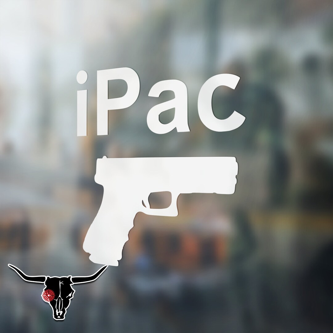 Ipac Conceal Carry Vinyl Decal 2nd Amendment - Etsy