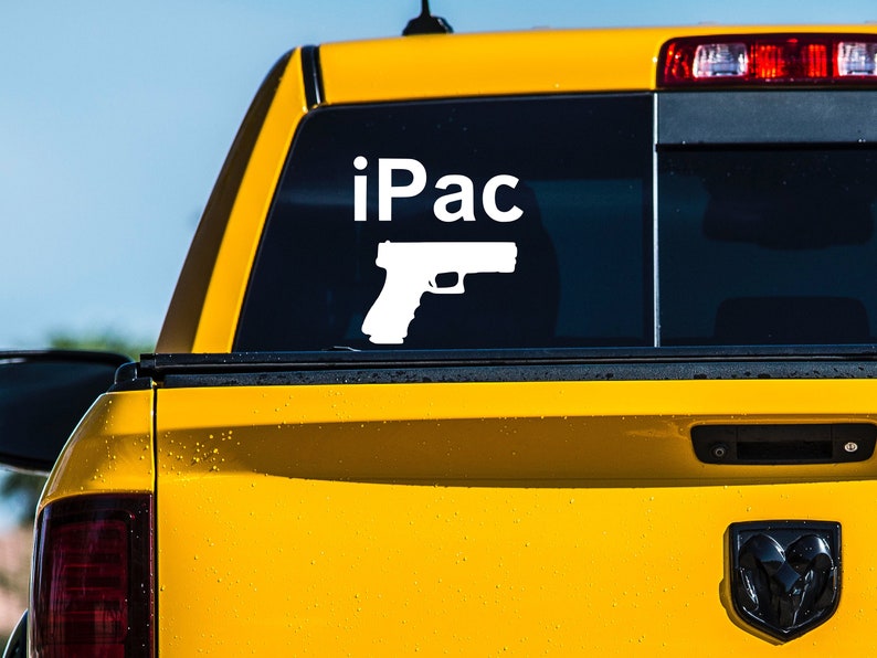 Ipac Conceal Carry Vinyl Decal 2nd Amendment - Etsy