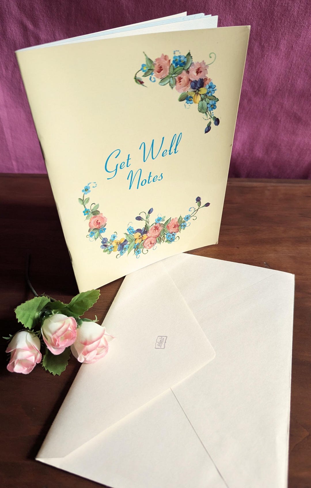 Vintage 1965 Ideals Get Well Greeting Card Booklet - Etsy