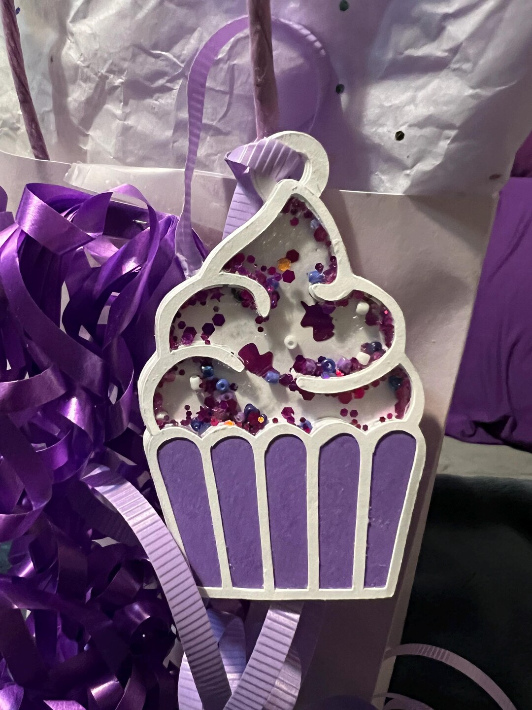 SVG Cut File | Cupcake Gift Tag | Birthday | Gift Tag | Shaker Gift Tag ...