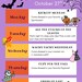 Spooky Spirit Week Template – Editable School Spirit Days for Fall ...