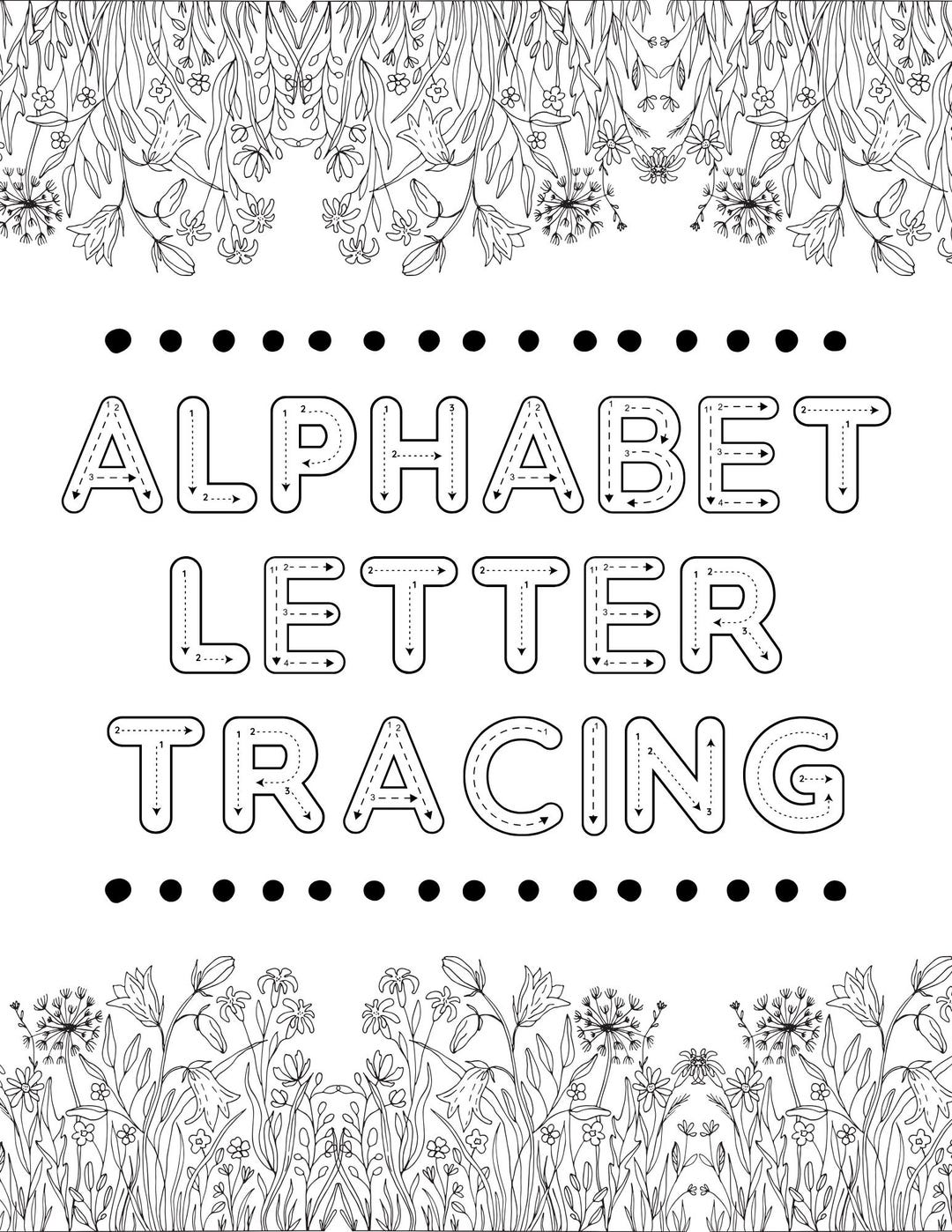 Alphabet Tracing Worksheets, Uppercase & Lowercase Letter Practice ...