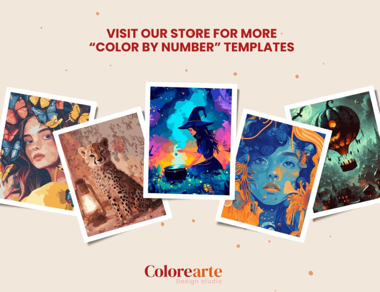 15 Color by Numbers Bundle | Digital & Printable Coloring Pages for ...