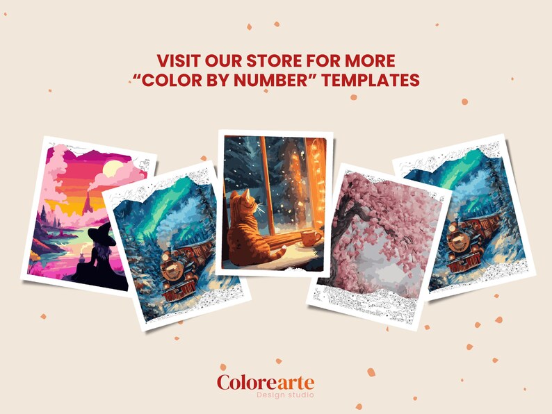 Elf Color by Number | Digital & Printable Paint by Number for Adults ...