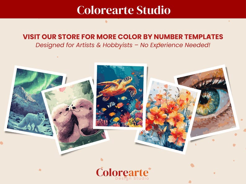 Digital Color by Number for Procreate, Animal Paint by Number Adult Kit ...