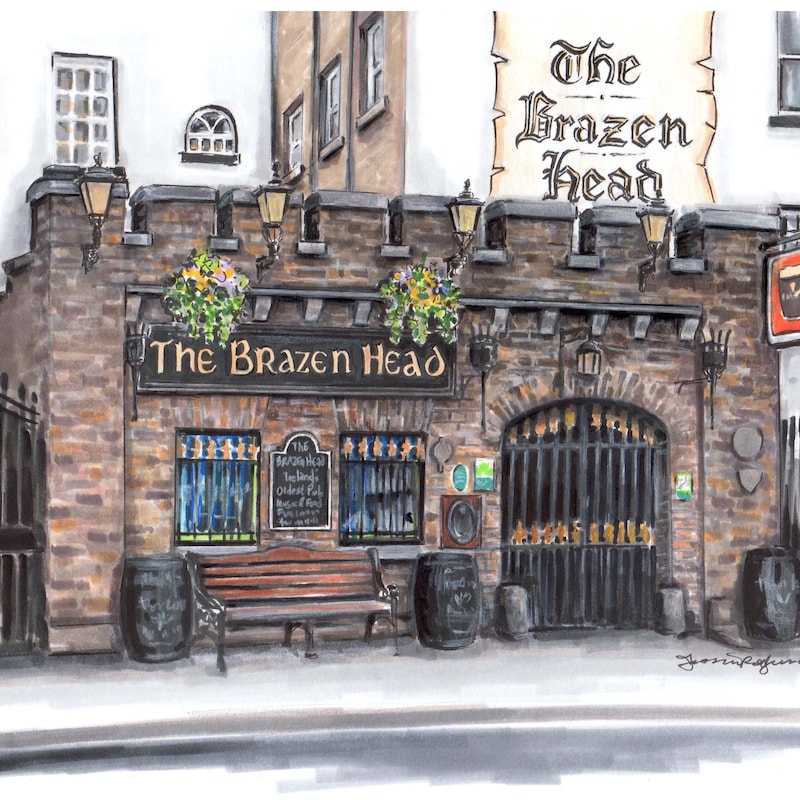 Pub in Dublin Ireland - Etsy