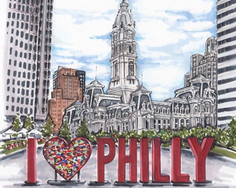 High Quality Art Print of an Original Pencil and Marker | Etsy