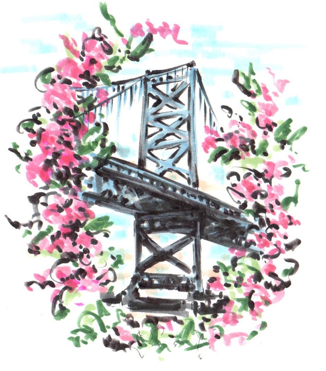 Original Pencil and Marker Illustration of Philadelphia’s Ben Franklin ...
