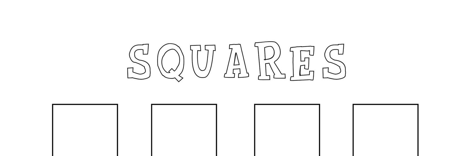 Geometric Squares Printable Coloring Page - Relax and Create - Etsy