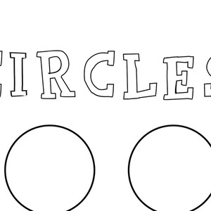 Fun and Playful Circles Coloring Page for All Ages - Etsy
