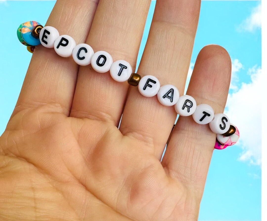 Epcot FARTS Festival of the Arts Arm Kandi Beaded Friendship Bracelet ...