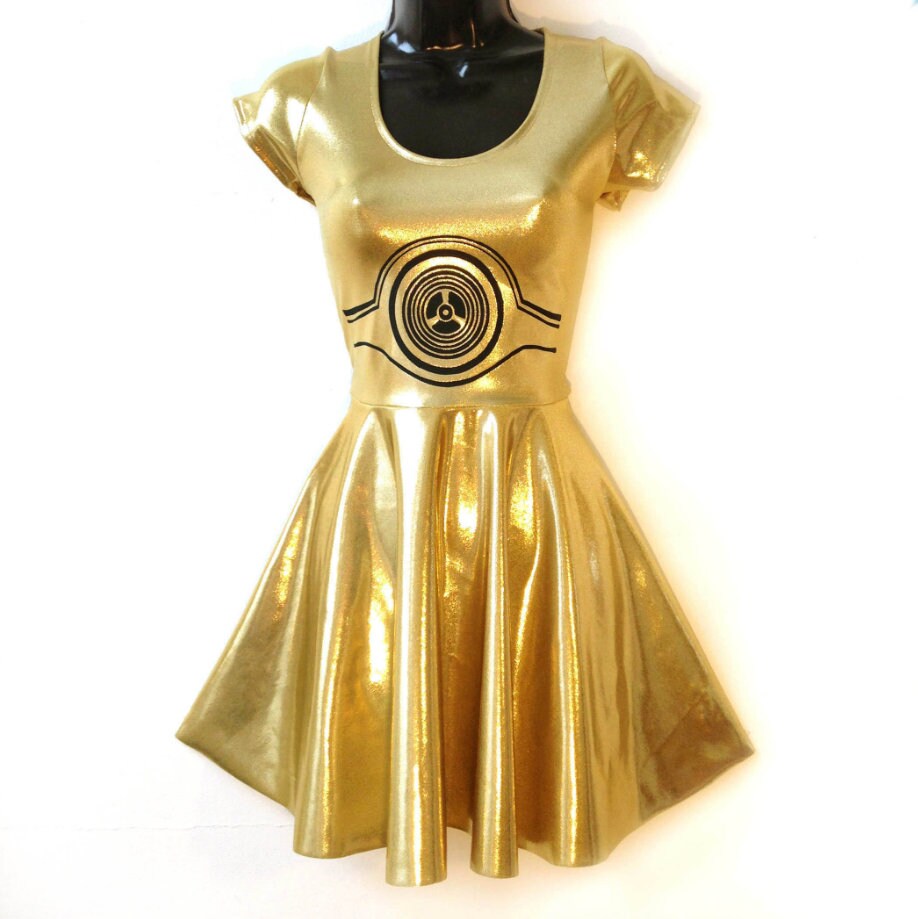 C3po Costume Girl