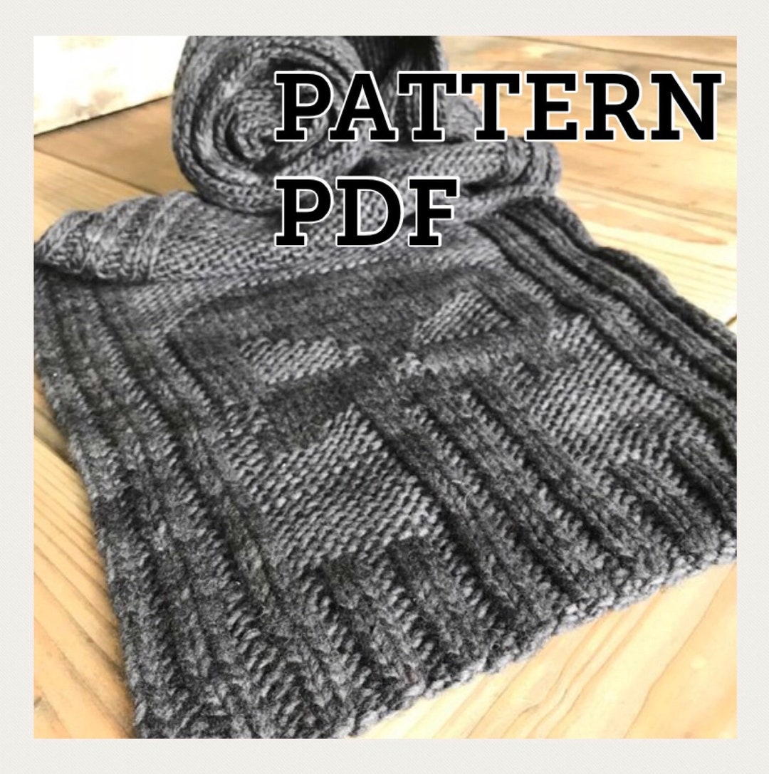 Pattern DIY Phantom Skull Punisher Scarf Pattern PDF Easy Pattern - Etsy