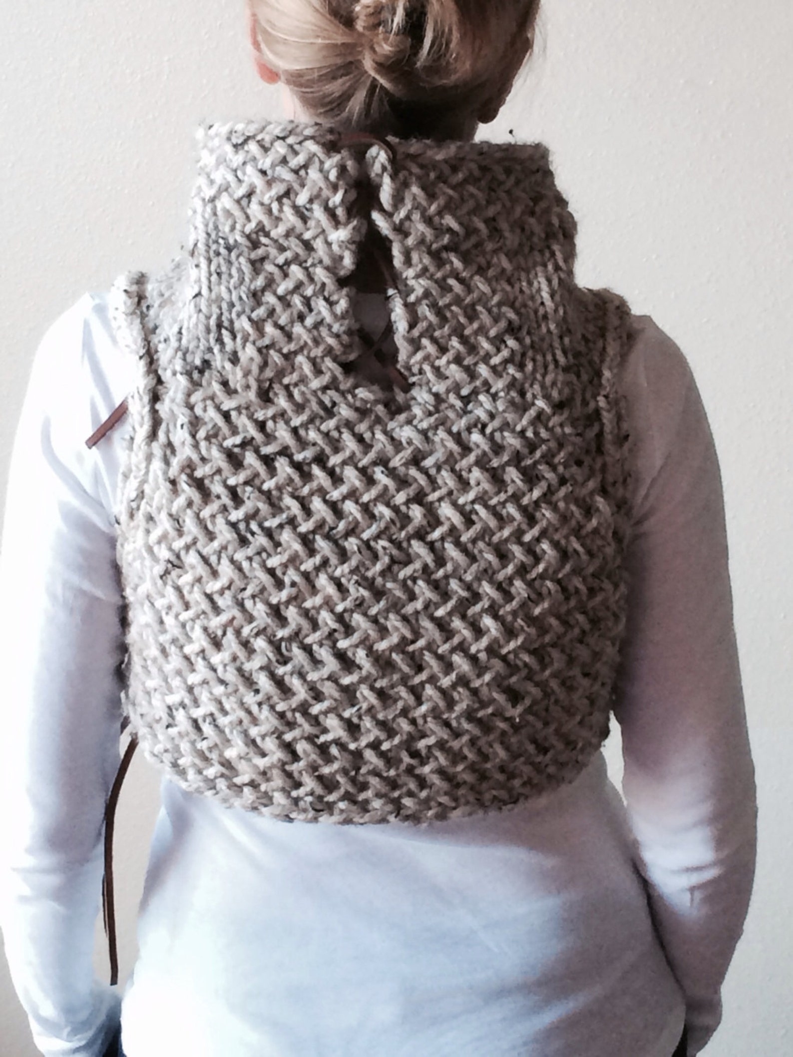 Huntress Vest PATTERN PDF DIY Easy Knitting Pattern Instant Download ...