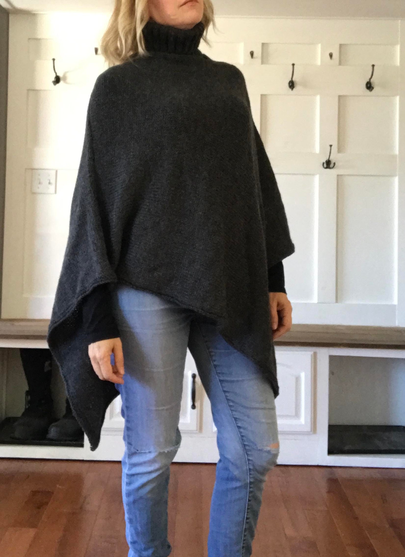 KINSEY Poncho Pattern PDF - DIY - Poncho Knitting Pattern - Easy Poncho ...