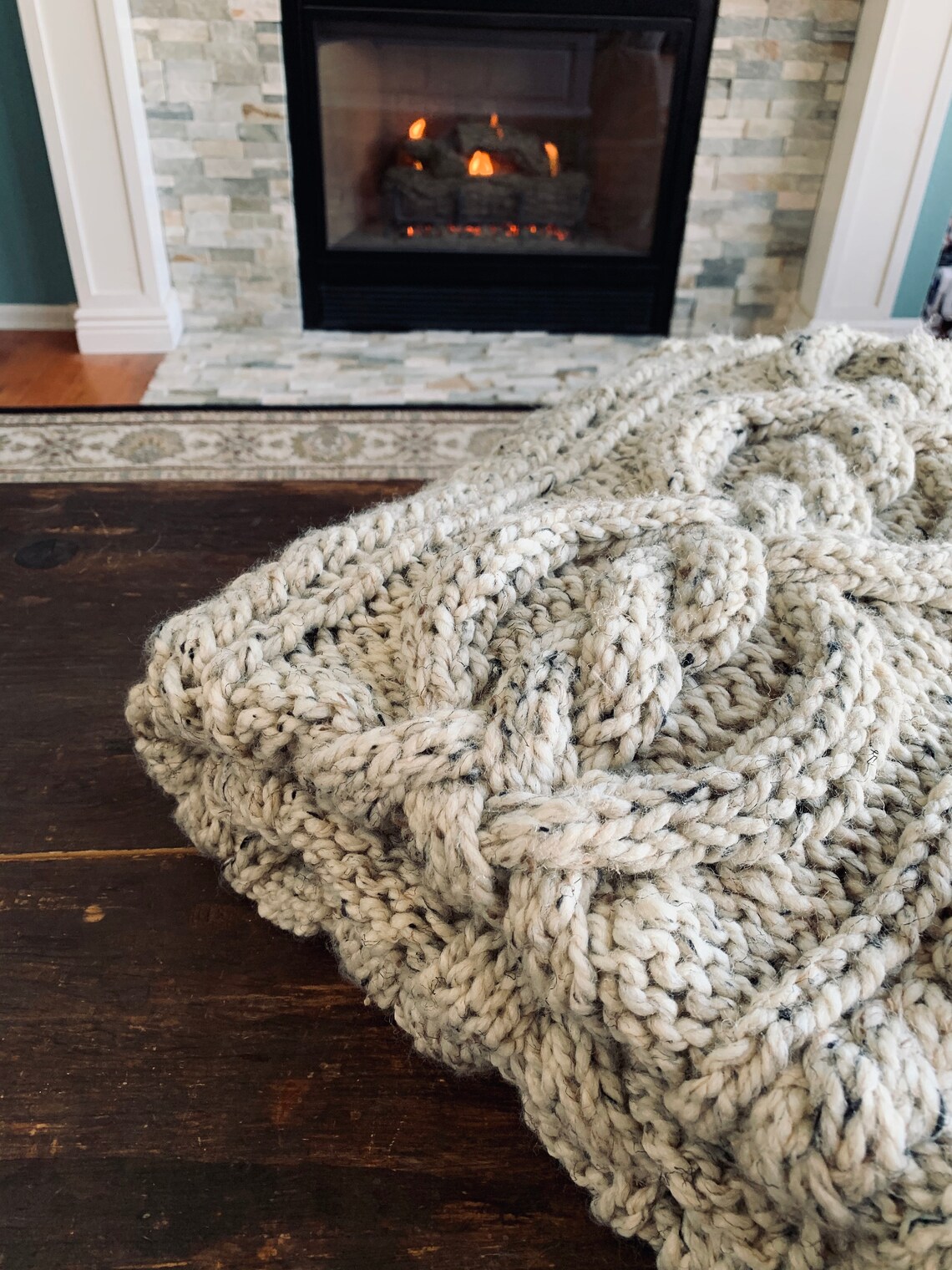 SEAFARER Throw Digital Pattern PDF - Throw Blanket Knitting Pattern ...