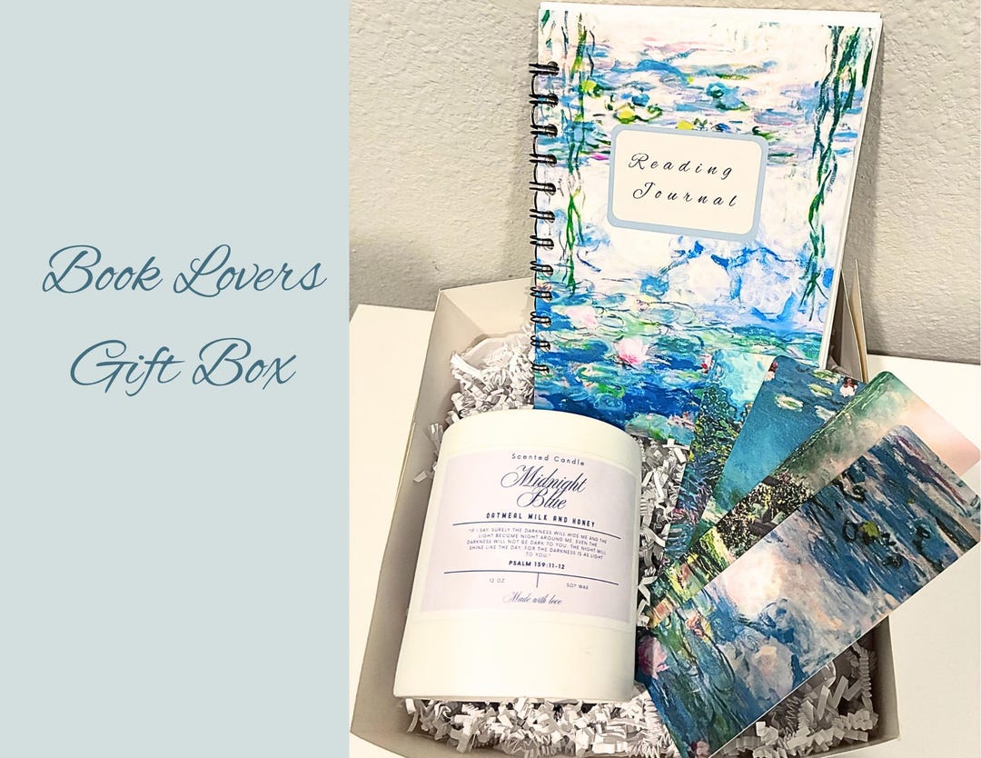 Book Lovers Basket | Book Lovers Gift Box | Gift Box | Bookmarkers ...