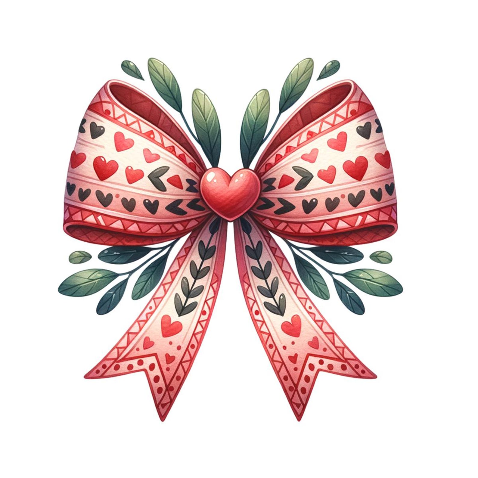 10 Love Heart Croquette PNG and JPEG Collection | Valentine’s Day ...