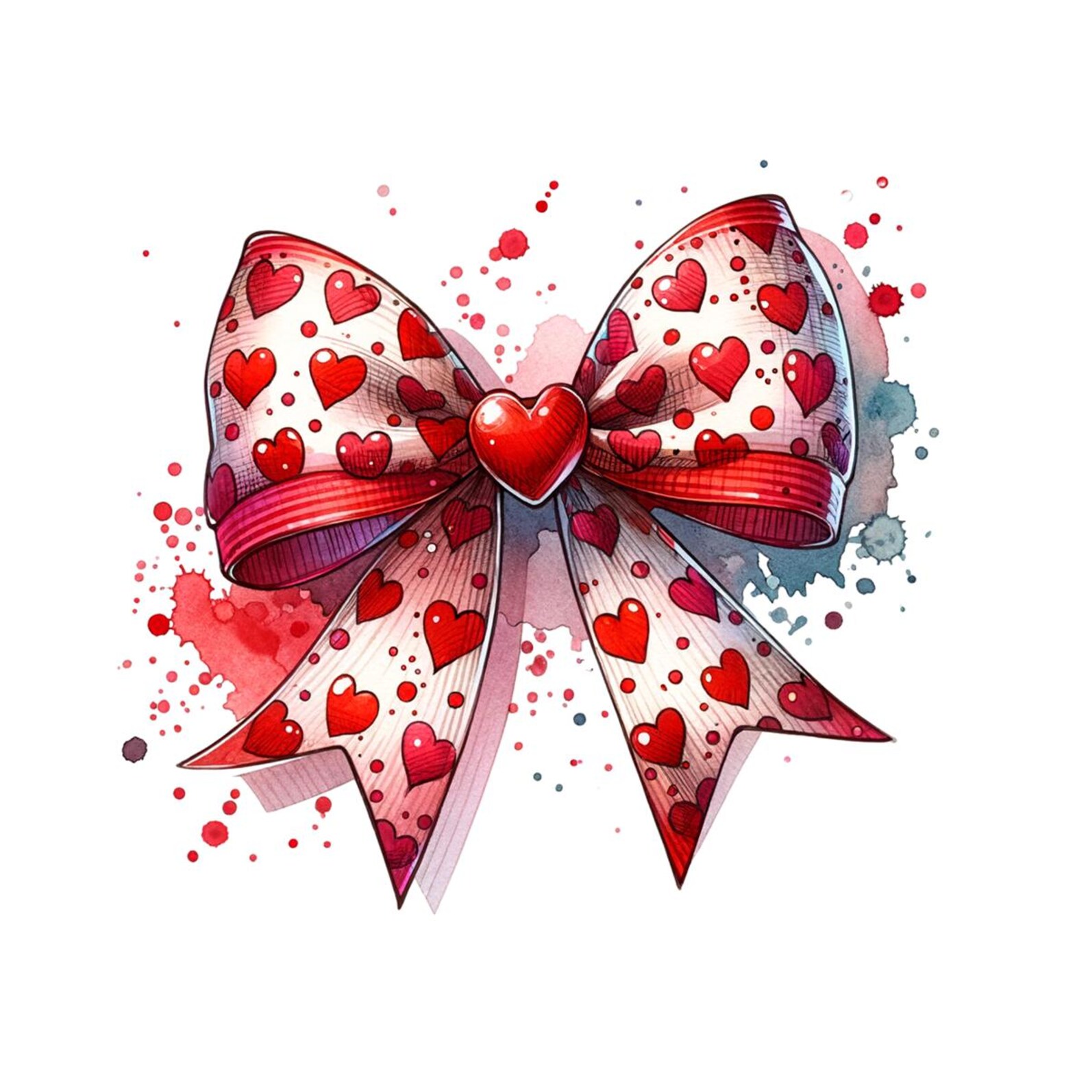 10 Love Heart Croquette PNG and JPEG Collection | Valentine’s Day ...
