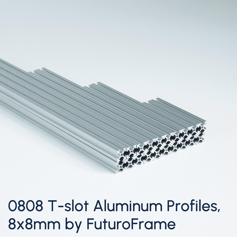 0808 Small T-slot Aluminum Profiles 8x8mm - Etsy