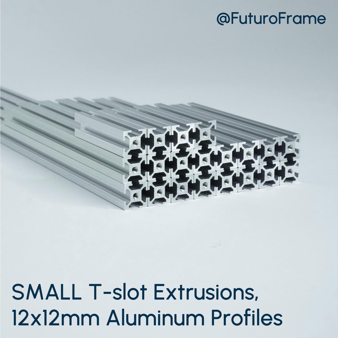1212 Small T-slot Aluminum Profiles, 12x12mm, 4 Pieces - Etsy