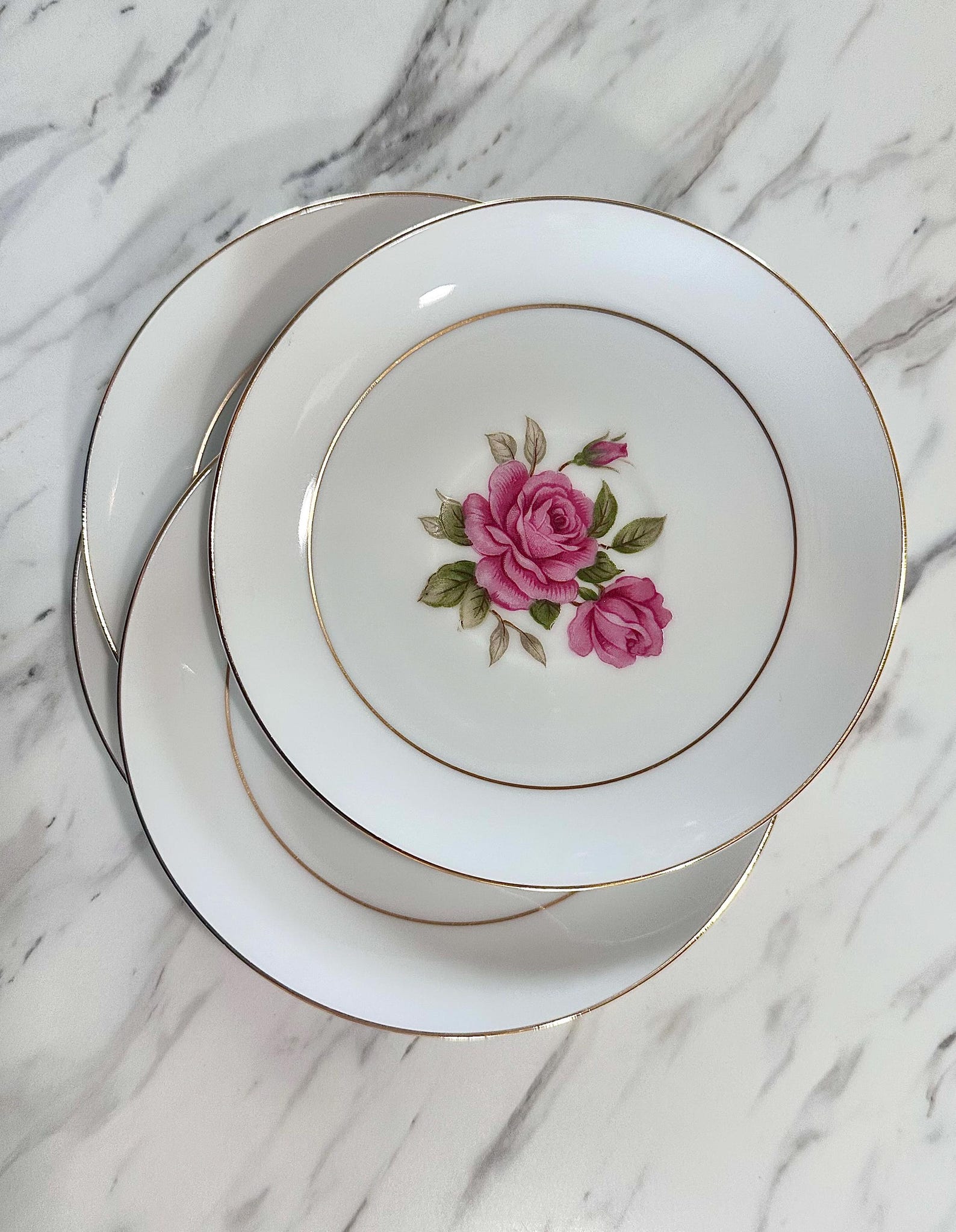 Vintage 1950’s Dinnerware Set in Sharon by Narumi Japan - Etsy