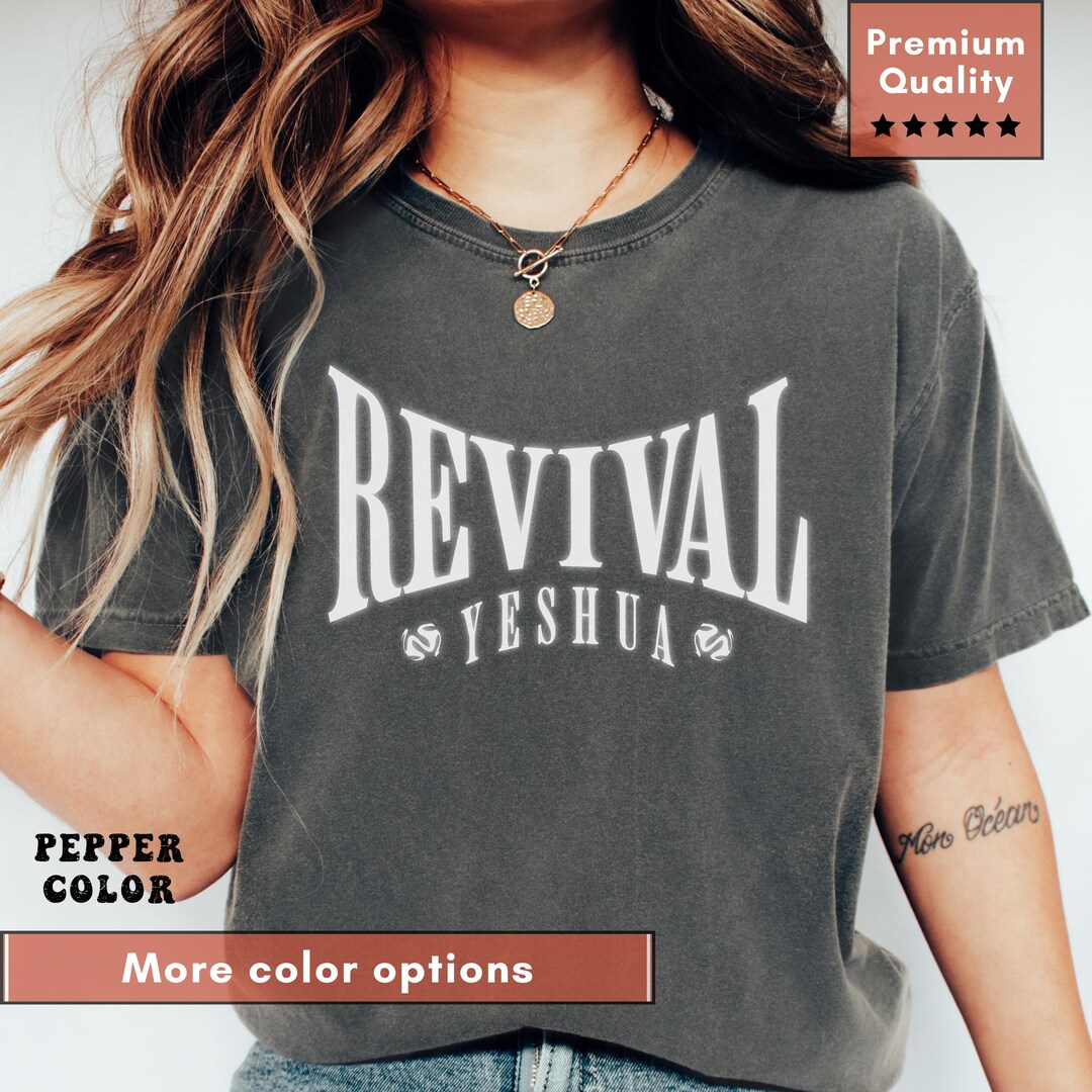 Comfort Color Revival Christian Shirt, Unisex Christian Tee Shirt ...