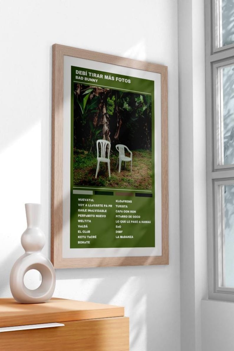 Bad Bunny DebÍ Tirar MáS Fotos Album Poster Printable - Etsy