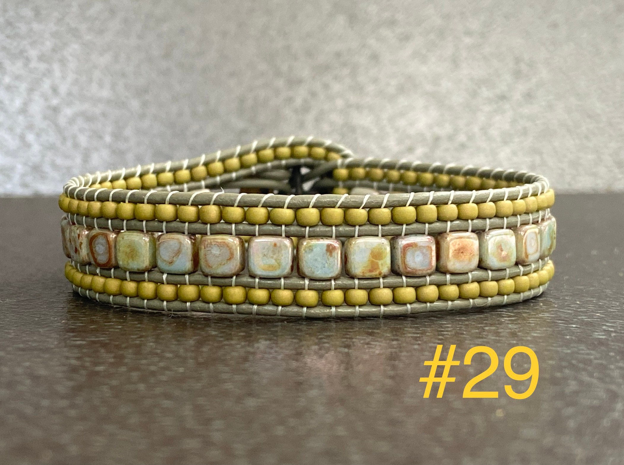 Jewelry Making & Beading KIT Chalk Lazure Chartreuse Antique Bronze ...