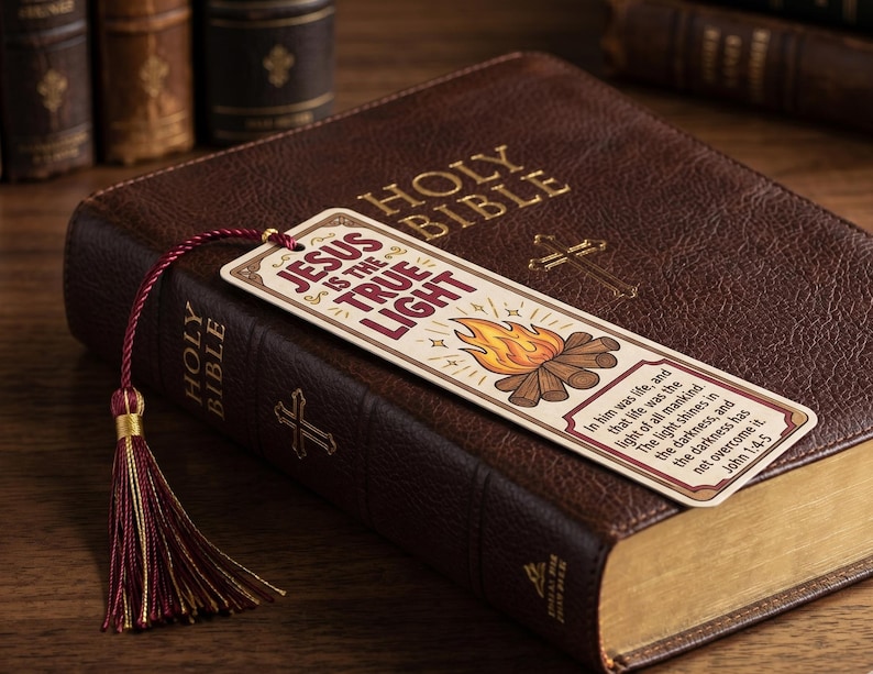 Sunday School VBS Jesus is the Light Bookmark Bible Verse Coloring Book ...