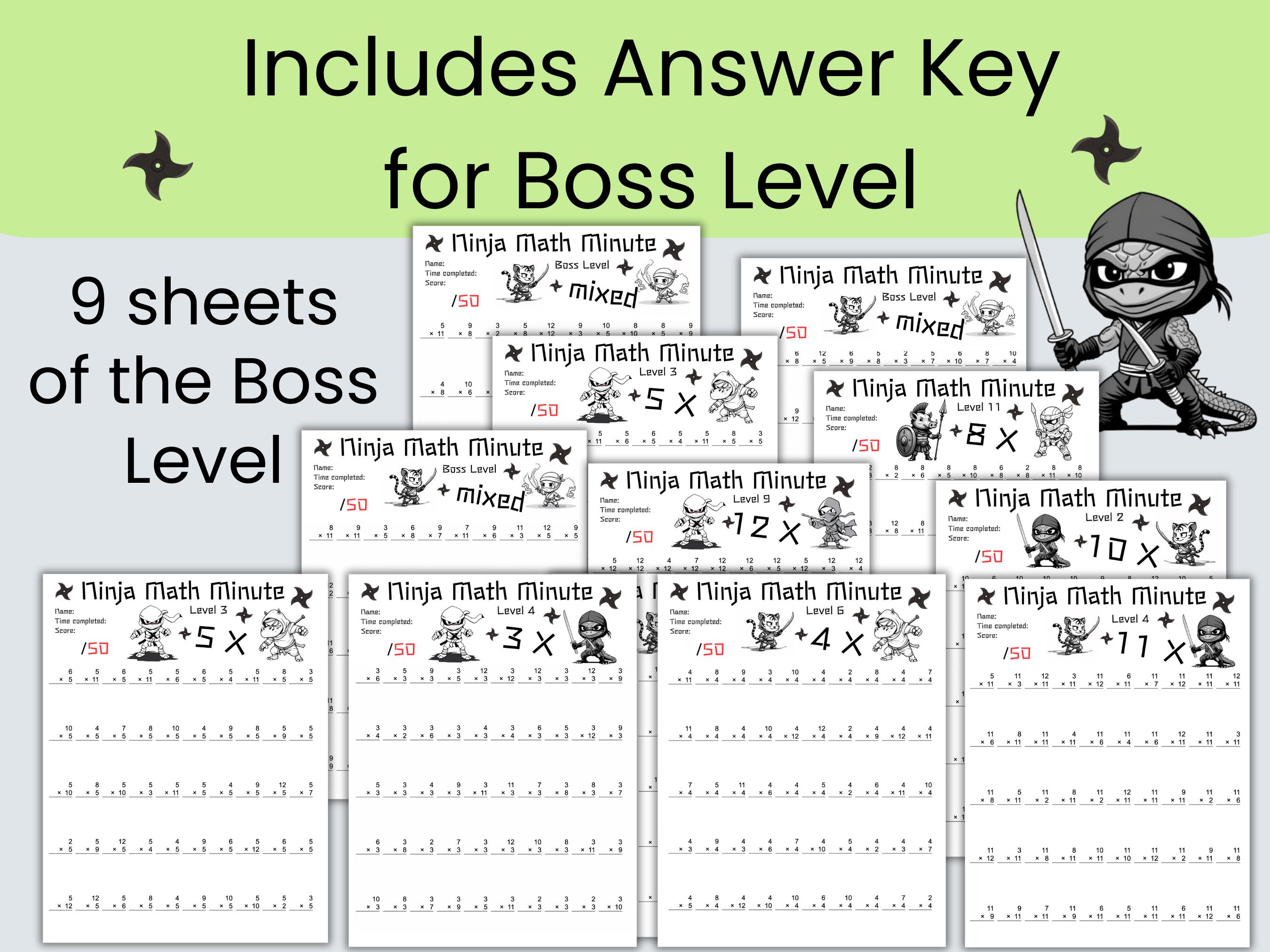 Multiplication Practice Worksheet Game Help Your Child Improve Times ...