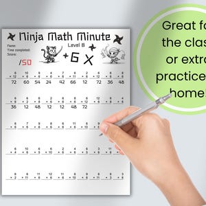 Multiplication Practice Worksheet Game Help Your Child Improve Times ...